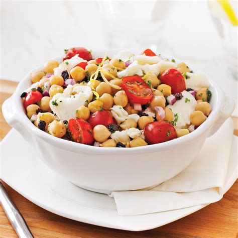 Salade de pois chiches à la méditerranéenne Je Cuisine