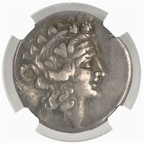 Thrace Isl Of Thasos AR Tetradrachm 16 71g NGC CH VF Strike 5 5