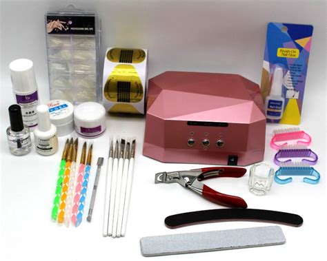 Kit Para Hacer Uñas Acrílico Y En Gel Completo 6 324 00 en Mercado