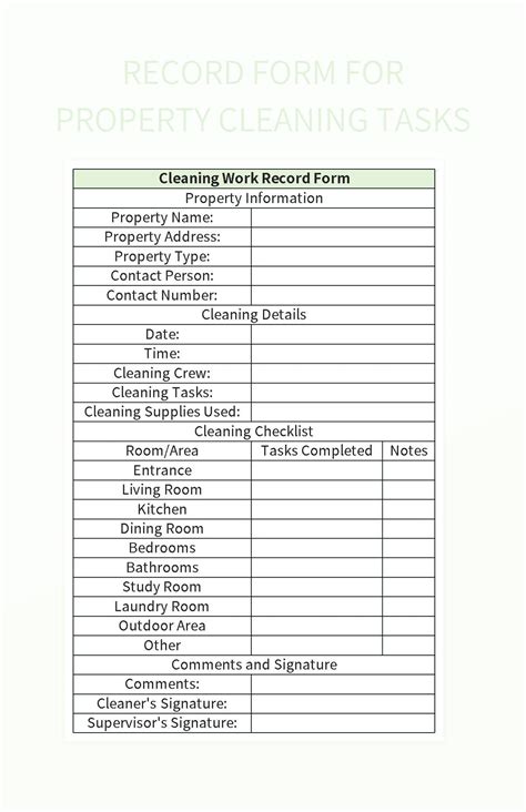 Free Weekly Work Record Form Templates For Google Sheets And Microsoft