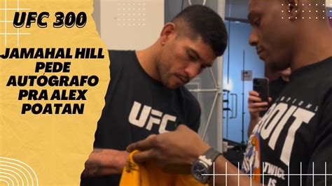 Primeiro Encontro Entre Alex Poatan E Jamahal Hill Antes Do UFC 300