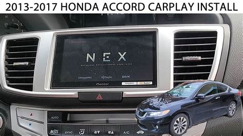 2013 2017 Honda Accord Carplay Android Auto Full Installation How To