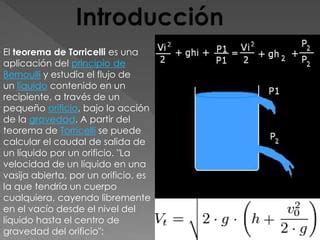 Teorema De Torricelli PPT