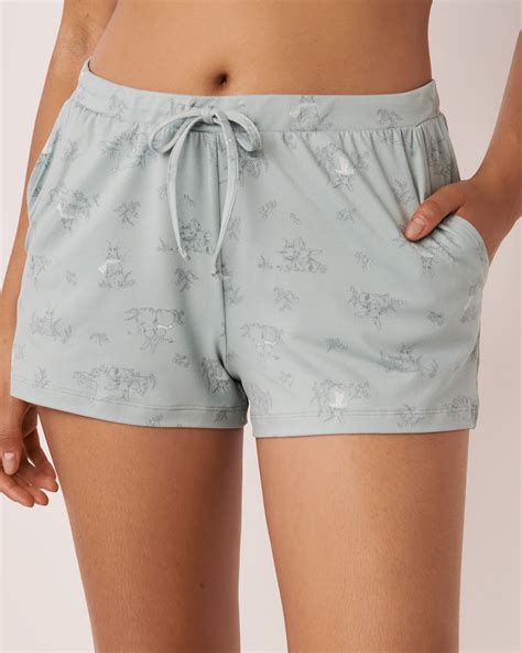 Super Soft Pyjama Shorts Bunny Love La Vie En Rose