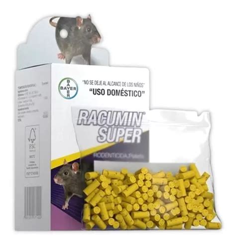 Veneno Cebo Para Ratas Mata Ratones Racumin Super 60gr Bayer MercadoLibre