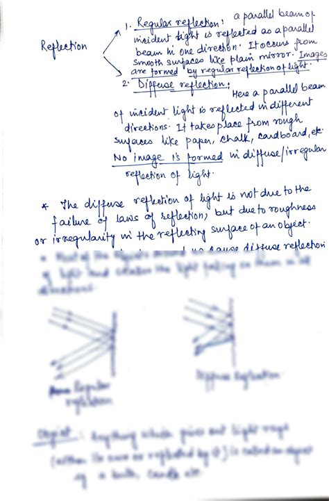 SOLUTION Light Reflection And Refraction Notes Studypool