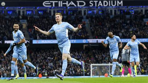 Foto Hujan Gol Di Etihad Stadium Manchester City Lumat Leicester City