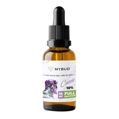 Huile De CBD Spectre Complet 10 Cassis Mybud Shop