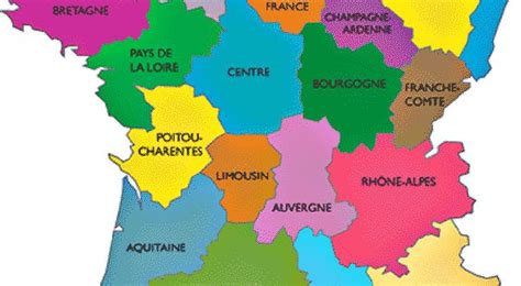 Carte De France Departements Villes Et Regions Info Vacances Guide