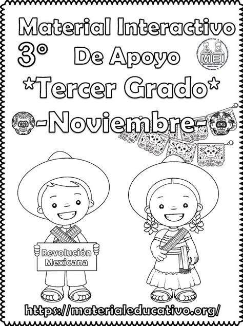 Material interactivo didáctico del tercer grado de primaria noviembre