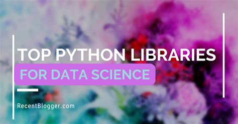 exploring the top python libraries for data science