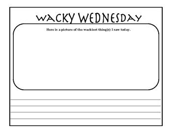 Wacky Wednesday By Lucky Teacher Teachers Pay Teachers