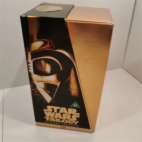 STAR WARS ORIGINAL Trilogy VHS Gold New Inner Sealed Special Edition