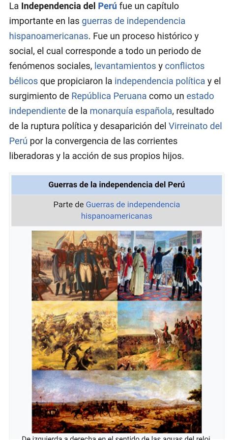 Qué soñaron los artífices de la Independencia del peru Brainly lat