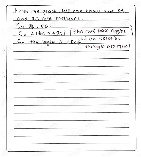 Solved Bookwork Code M Not Allowed The Diagram Shows A Circle With