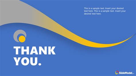 Simple Presentation PowerPoint Thank You Slide SlideModel