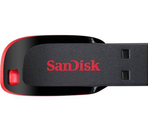 SANDISK Cruzer Blade USB 2 0 Memory Stick 16 GB Black Fast Delivery