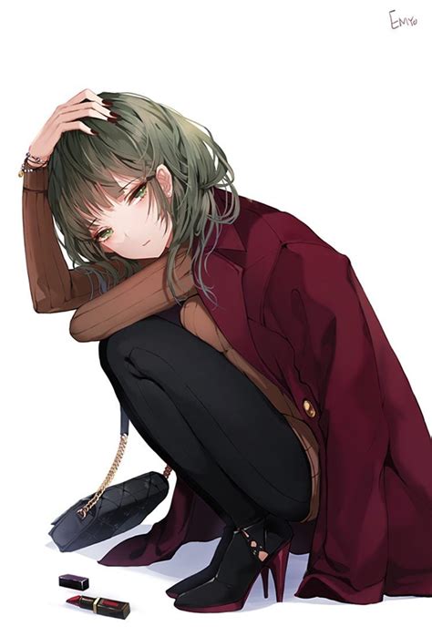 Anime Girl Short Hair Wallpapers Wallpaper Cave