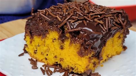 Receita De Bolo De Cenoura De Liquidificador Cozinha Tradicional