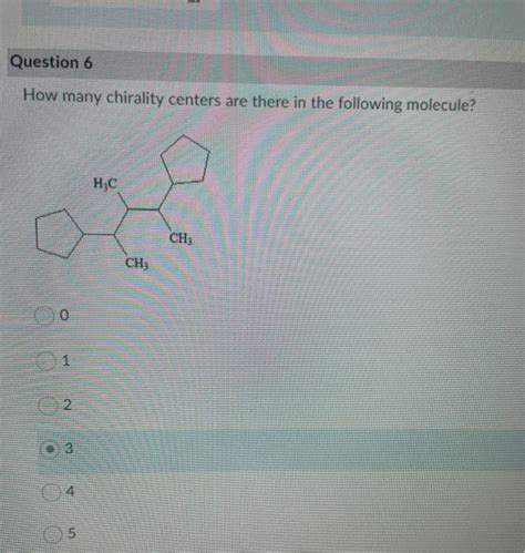 Solved How Many Chirality Centers Are There In The Chegg