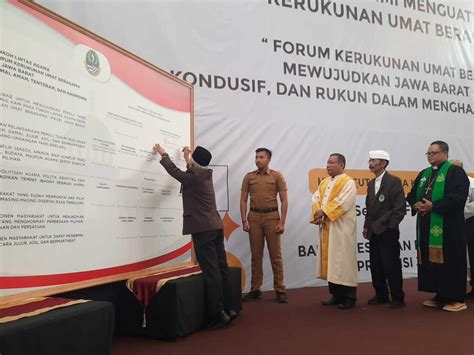 Tokoh Lintas Agama Di Jabar Deklarasi Pemilu Damai