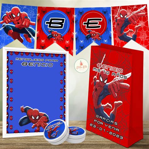 Kit Imprimible Hombre Ara A Spider Man