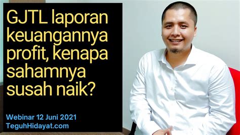 Prospek Saham Gajah Tunggal Gjtl Youtube