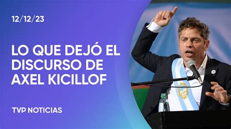 Lo que dejó el discurso de Axel Kicillof que inauguró el segundo