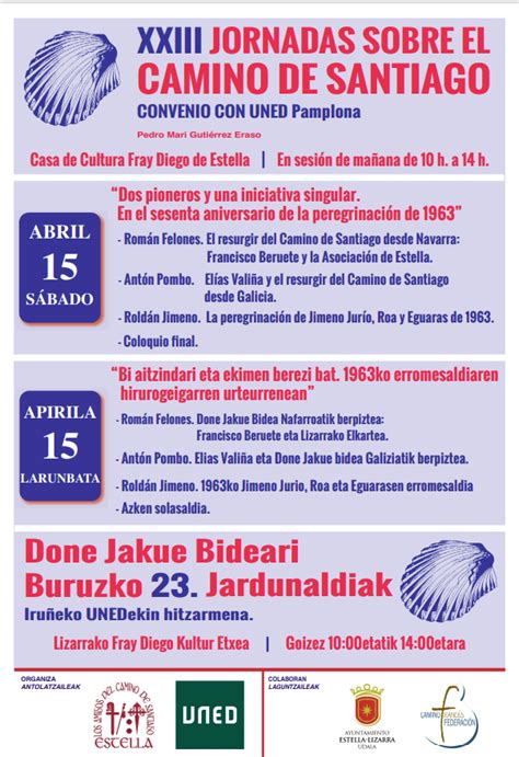 XXIII Jornadas Sobre El Camino De Santiago Estella Noticias