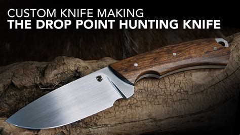 Making A Drop Point Hunting Knife Youtube