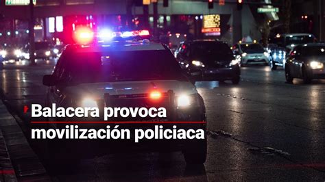 BALACERA EN CDMX Intensa movilización policiaca por balacera en la