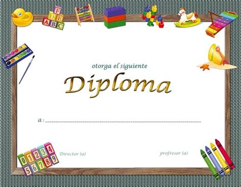 Plantillas De Diplomas Para Editar E Imprimir Imagui