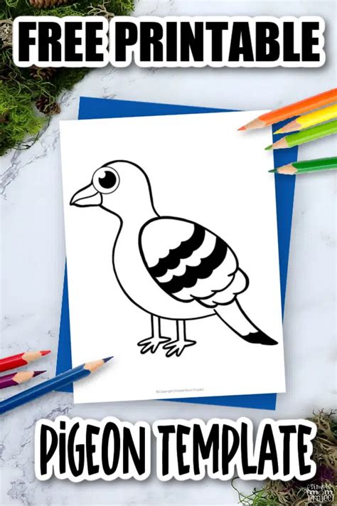 Free Printable Dove Template Simple Mom Project