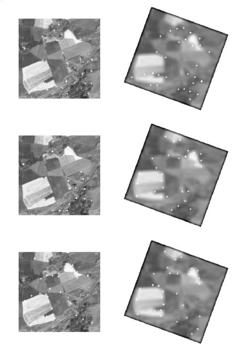 Detection Of Feature Points In Two Different Frames Of The Same Scene