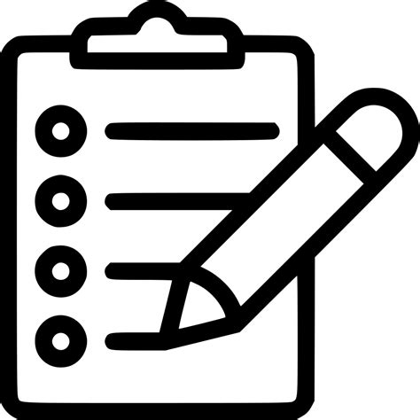 Clipboard Checklist Transparent Background Png Mart