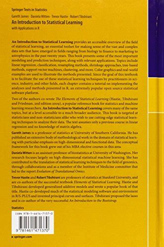 an introduction to statistical learning with applications in r springer texts in statistics