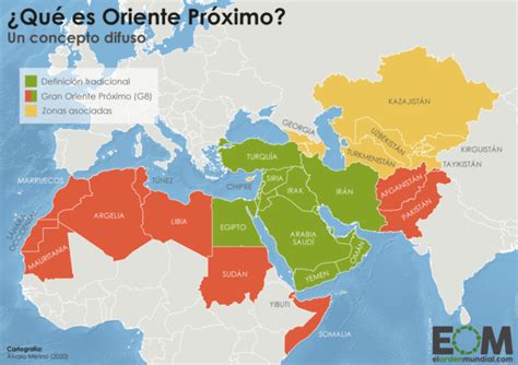 Hasta D Nde Abarca Oriente Pr Ximo Mapas De El Orden Mundial Eom