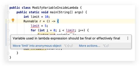 编译器说 lambda 表达式中的变量必须是 final 的，我偏不信 lamdba final csdn博客