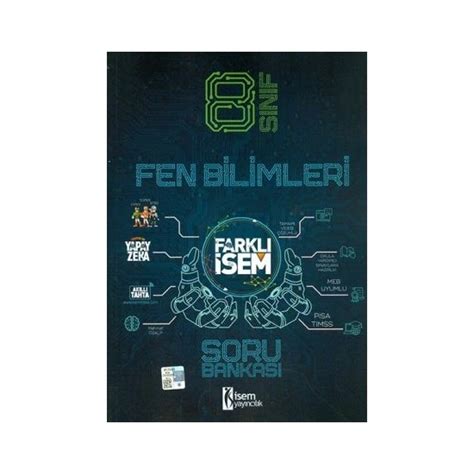 İsem Yayıncılık 8 Sınıf Farklı Fen Bilimleri Soru Bankası Kitabı