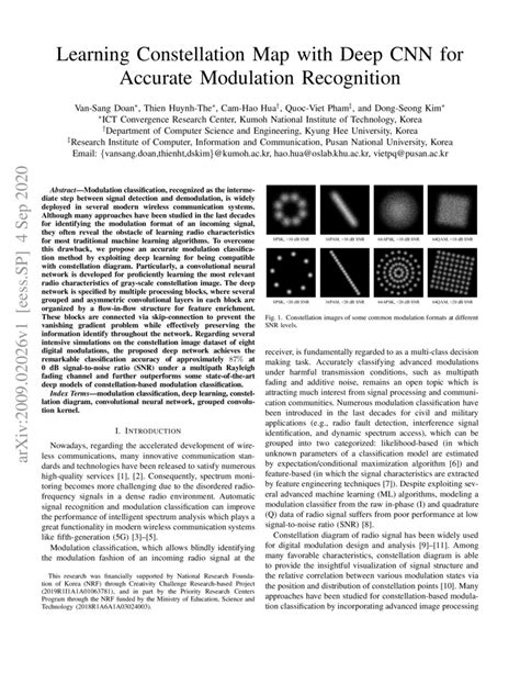 learning constellation map with deep cnn for accurate modulation recognition deepai