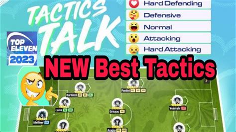NEW Best 5 Tactics And Formations Top Eleven 2024 YouTube