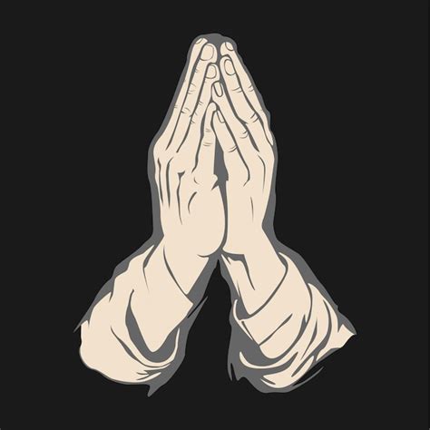 Premium Vector Praying Hands Vector Design