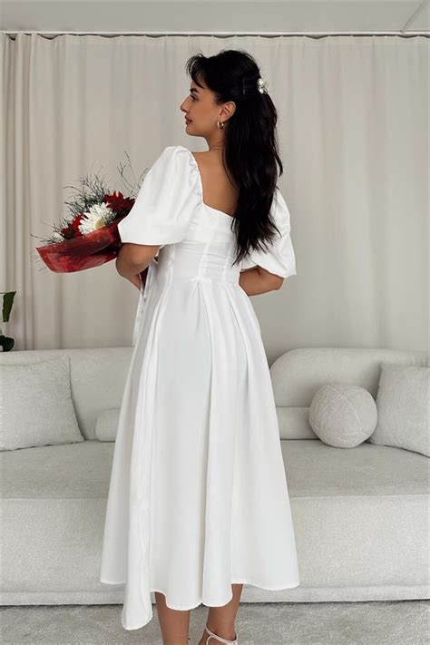 Balon Kollu Prenses Elbise My Love Butik Modadaki Göz Alıcı Şıklık