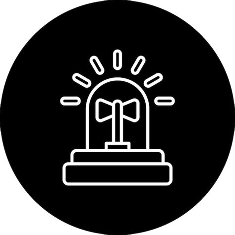 Premium Vector Siren Icon