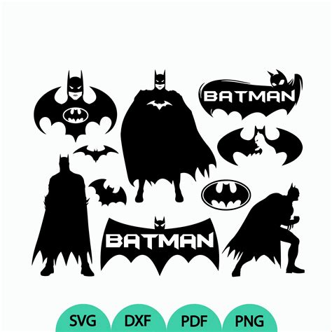 Batman Svg Files For Silhouettes