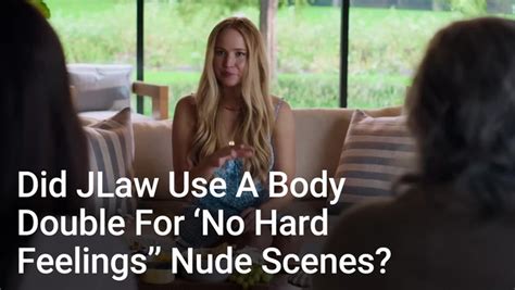 Did Jennifer Lawrence Use A Body Double For No Hard Feelings Nude