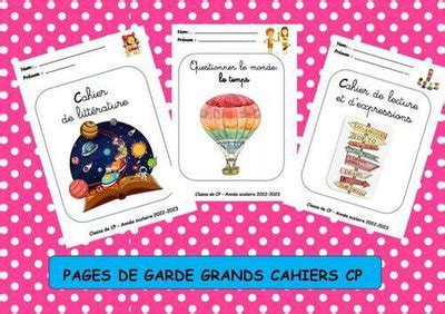 Pages De Garde 2022 2023 Par La Classe De Corinne Jenseigne Fr