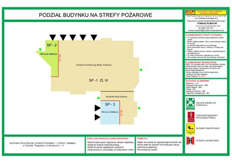 Opracowanie planów ewakuacji OSP Tarnowo Podgórne
