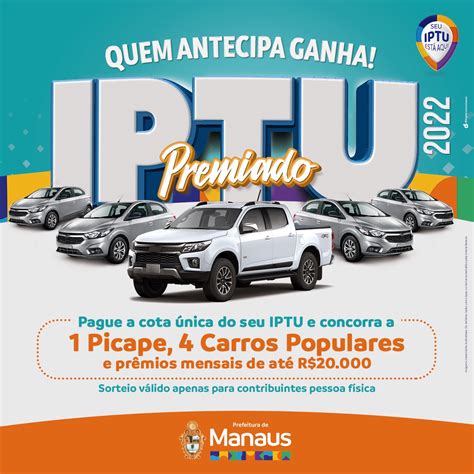 IPTU Premiado 2022 Quem Antecipa Ganha Portal Do Marcos Santos