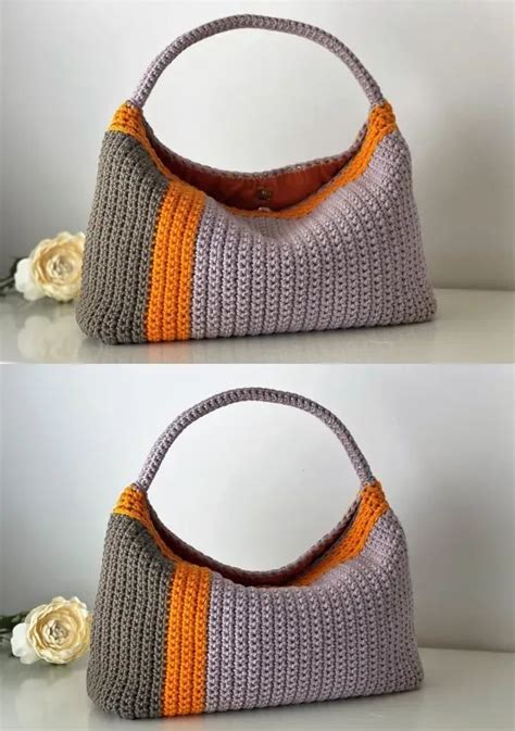 Um Ponto Inúmeras Possibilidades Bolsas de Crochê em Ponto Baixo De